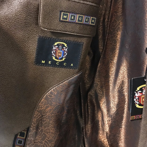 mecca | Jackets & Coats | Mecca Leather Jacketblazer 42l | Poshmark